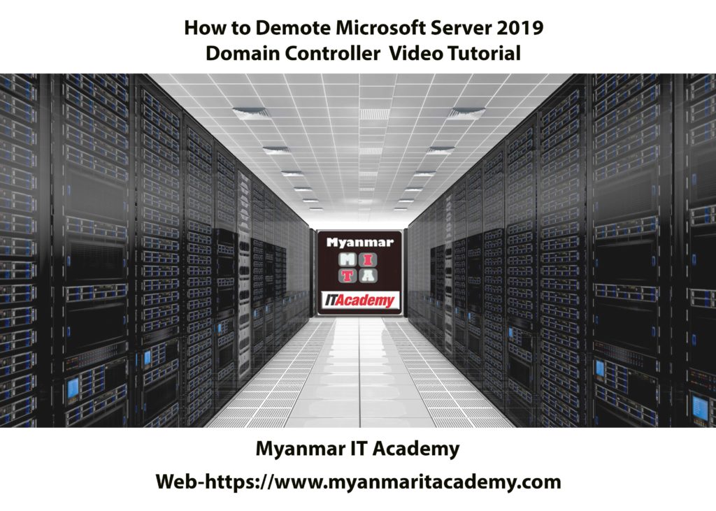 How to Demote Microsoft Server 2019 Domain Controller Video Tutorial ...